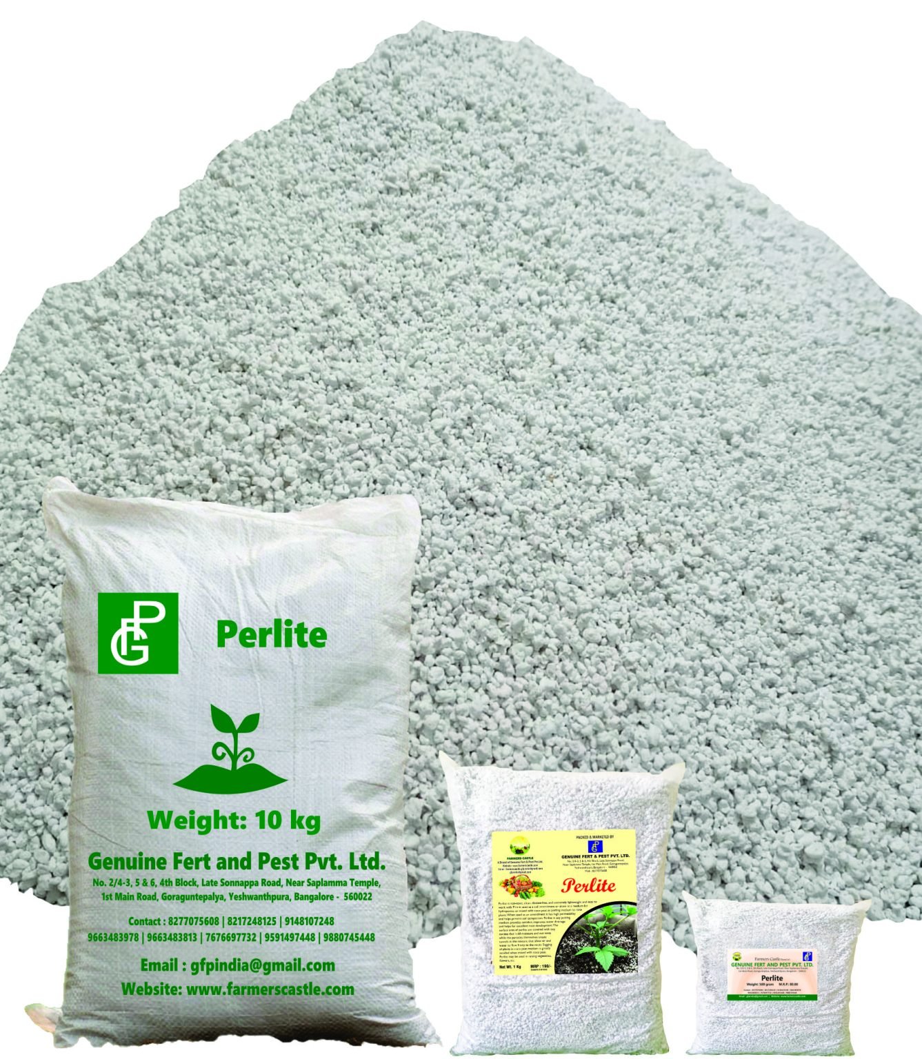 Farmers Castle Perlite for Plants | Premium Perlite Soil